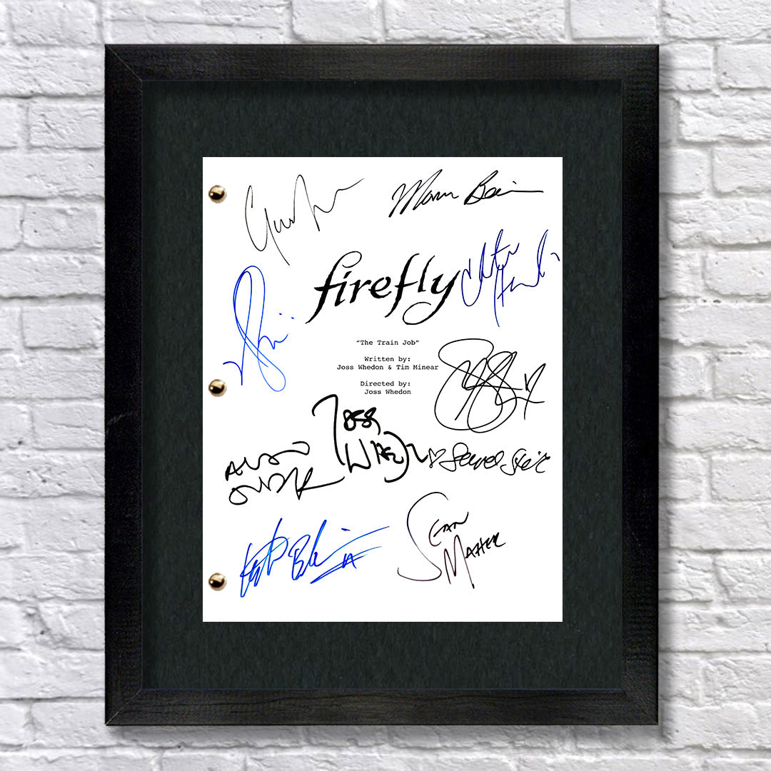Firefly TV Signed Autograph Screenplay - Joss Whedon - Malcolm Reynold ...